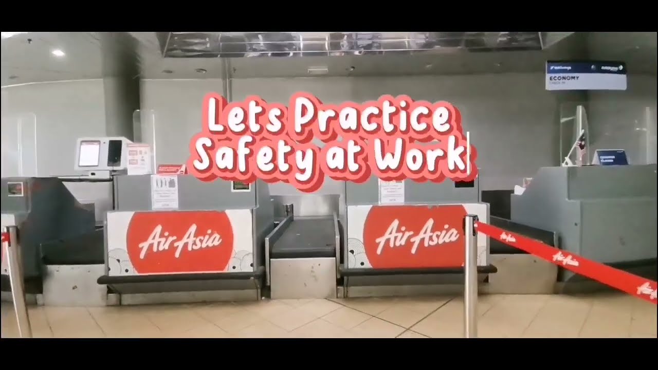 Safety and Security at Check In Counter - YouTube