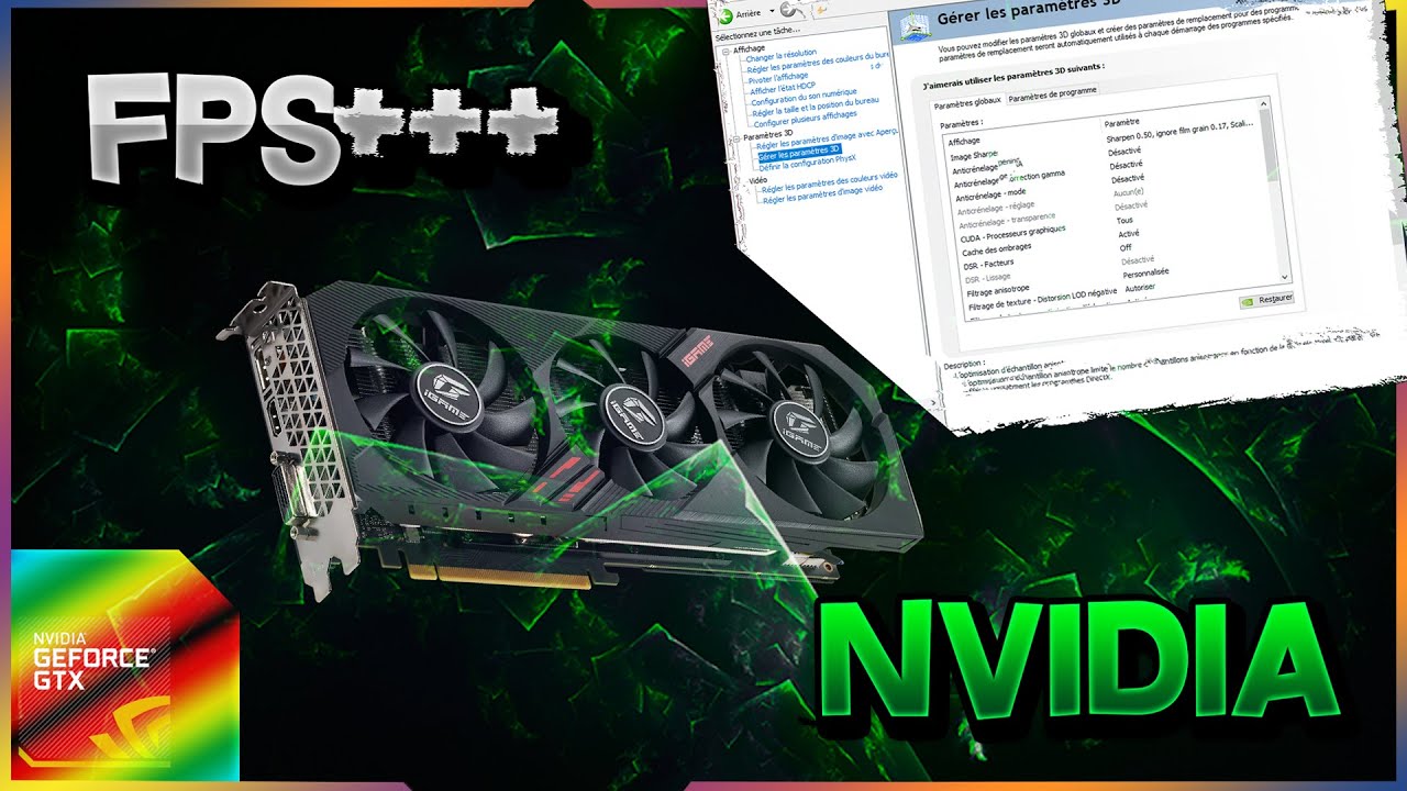 NVIDIA Comment Augmenter Ses FPS Sur Tous Les Jeux - YouTube