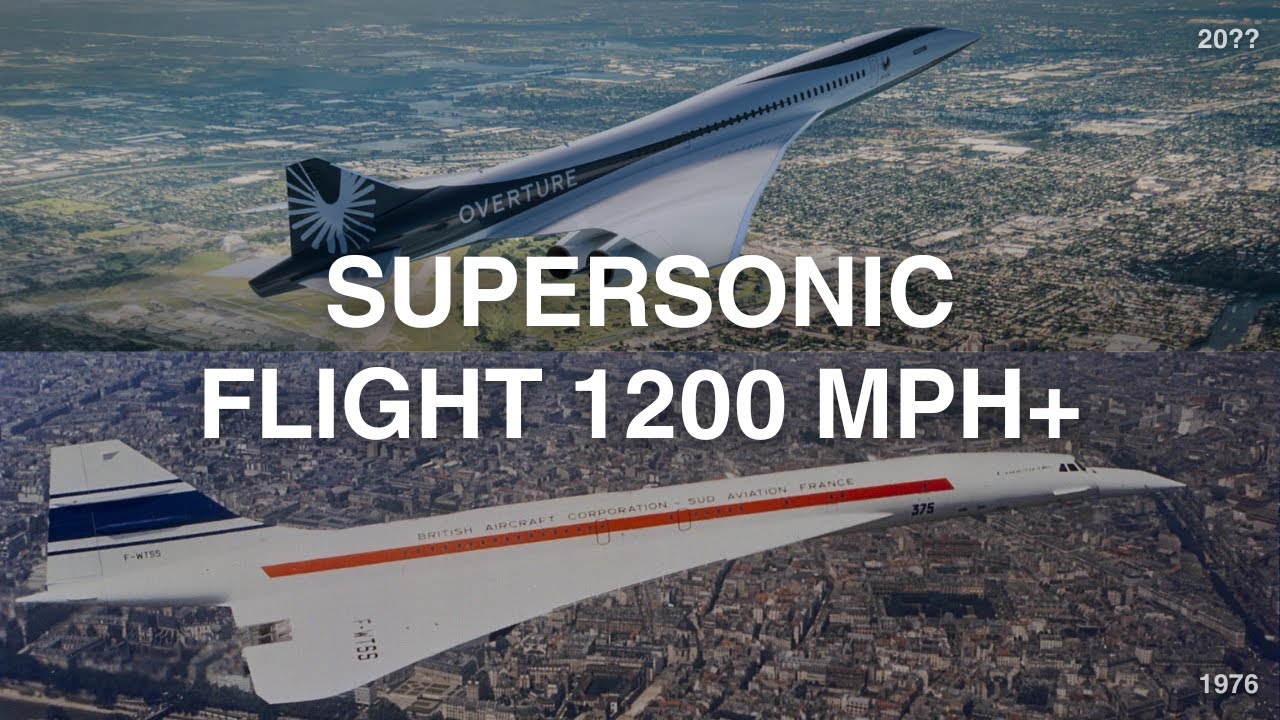 The Future of Air Travel - Boom Supersonic vs Concorde - YouTube