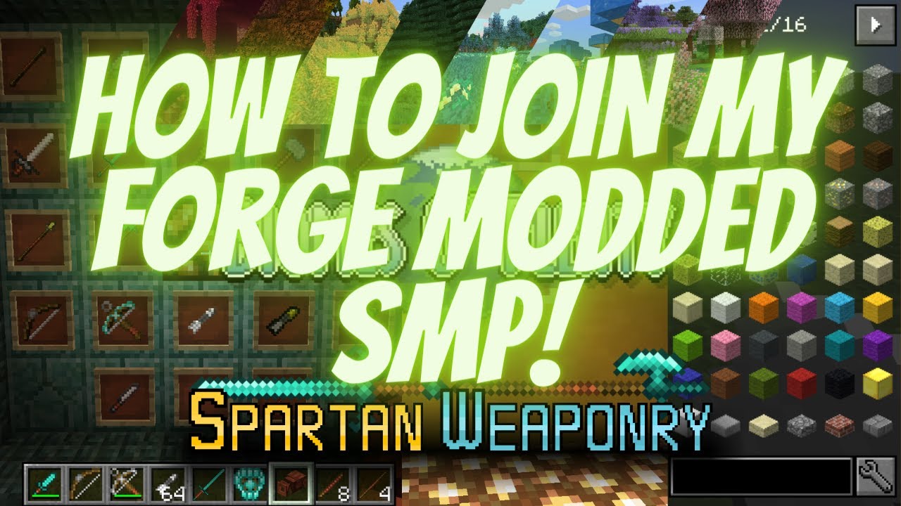 How to connect to my modded smp (forge) server | Minecraft - YouTube
