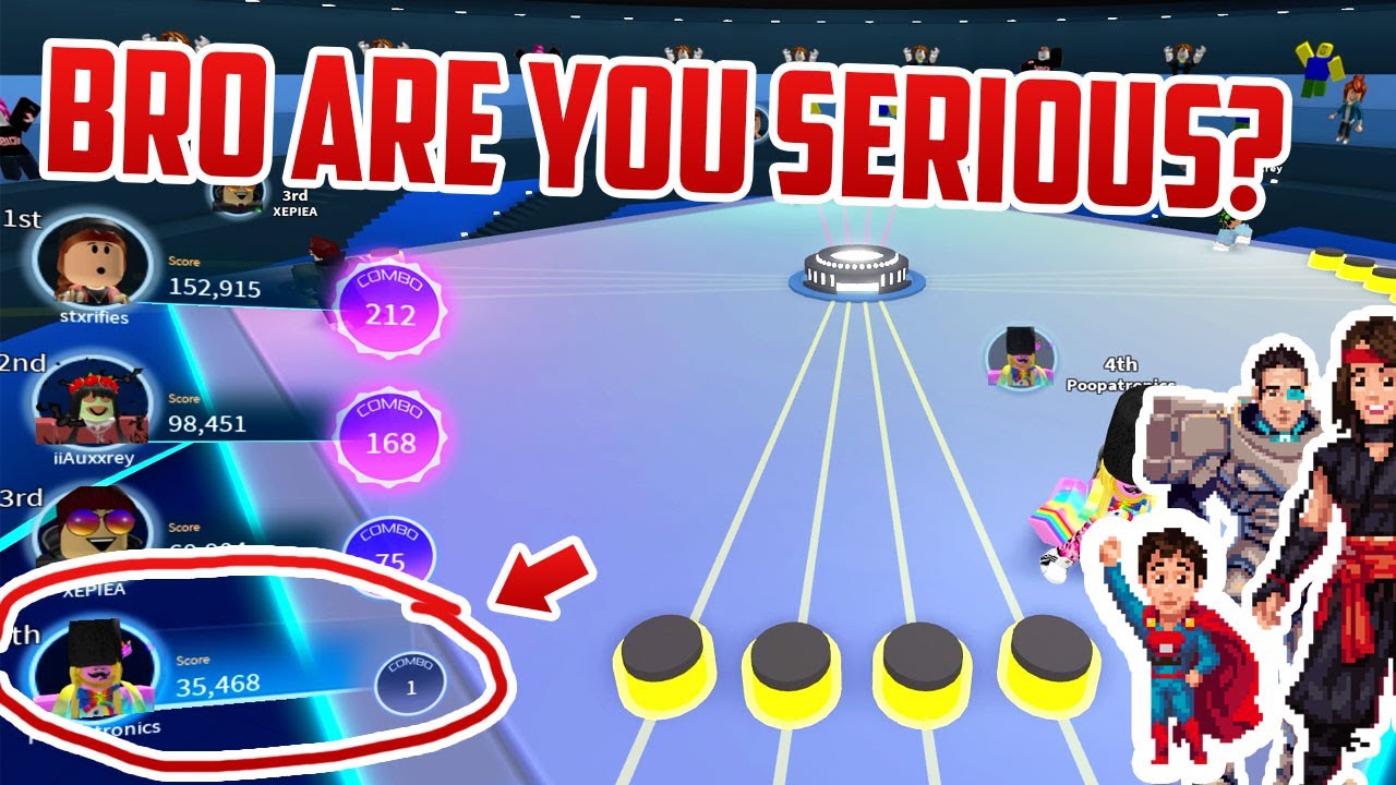 WHY is everyone so good at this game?! Roblox ROBEATS - YouTube