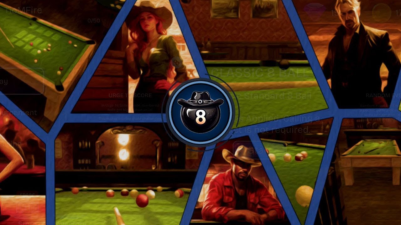 Billar en una cantina del viejo oeste | 8 Ball Pool - Saloon Billiard ...