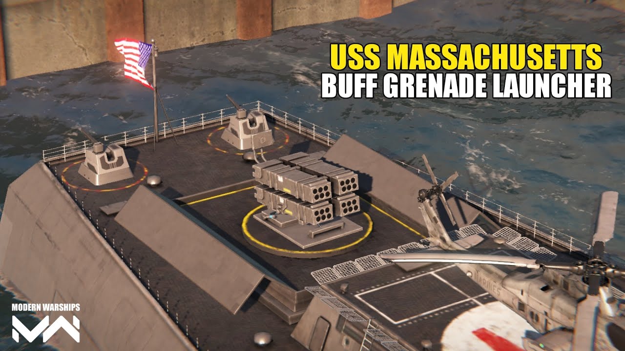 BUFF GRENADE LAUNCHER USS MASSACHUTSSETS 30K WORTH IT CUY - MODERN ...