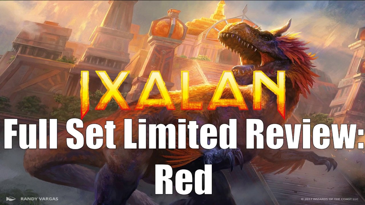 Ixalan Full Set Limited Review: Red - YouTube