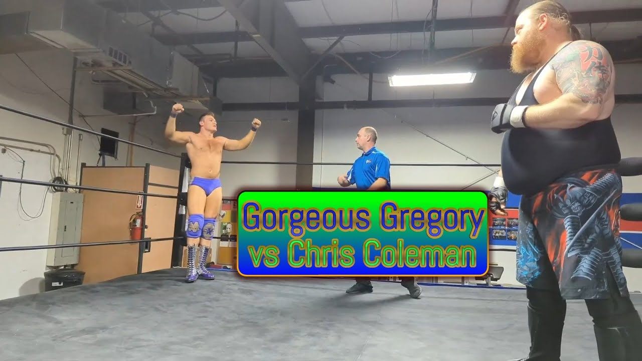 Gorgeous Gregory vs Chris Coleman Free Wrestling Match - YouTube