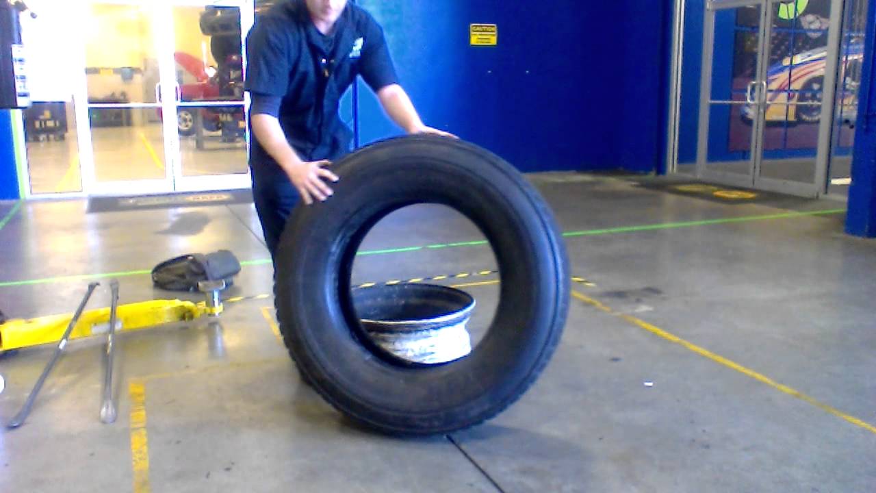mount and dismount class A tires - YouTube