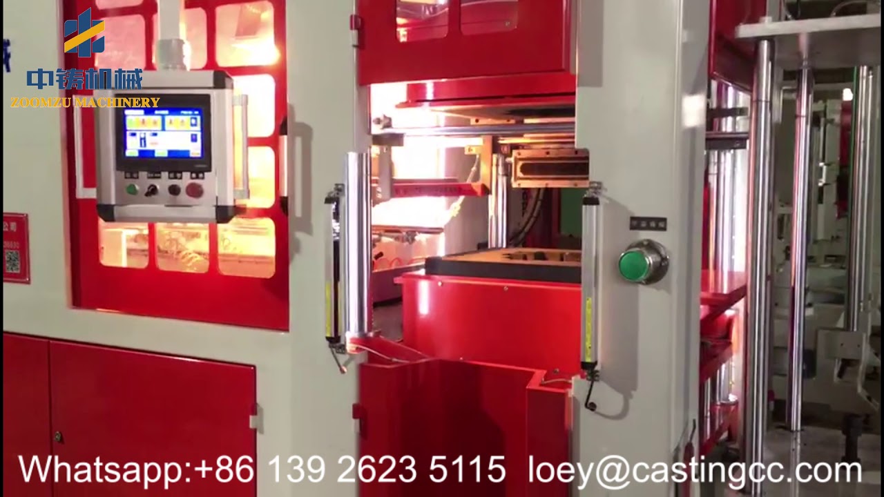 Automatic horizontal green sand casting moulding machine for making SG ...