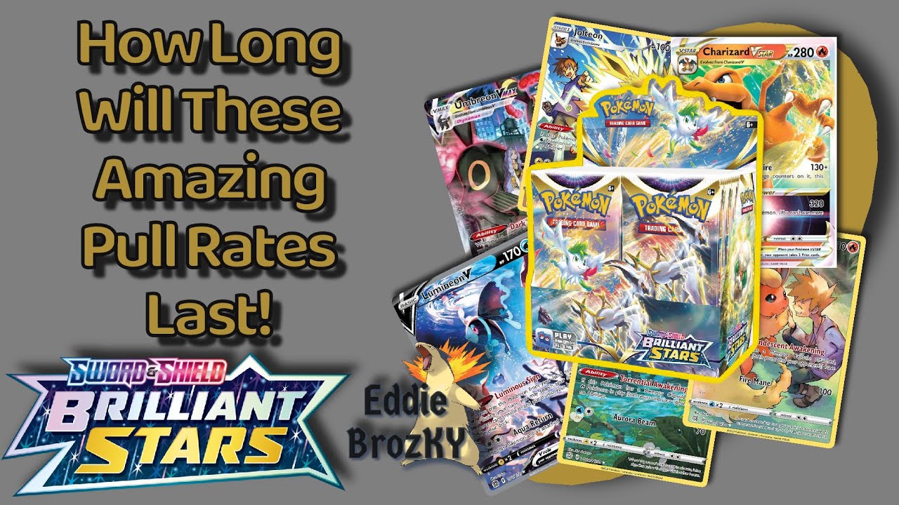 Pokemon Brilliant Stars Pull Rates Are Insane ! How long will it last ...