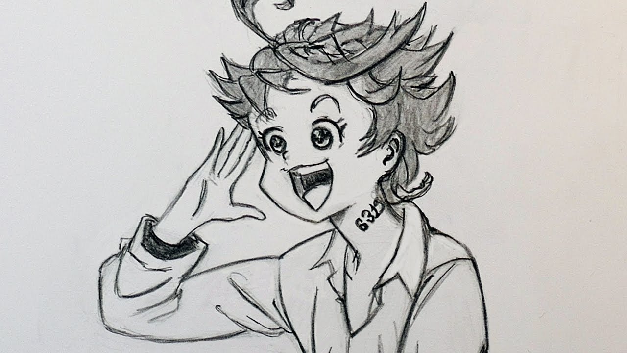 Drawing Emma "63194" - The Promised Neverland- Yakusoku no Neverland ...