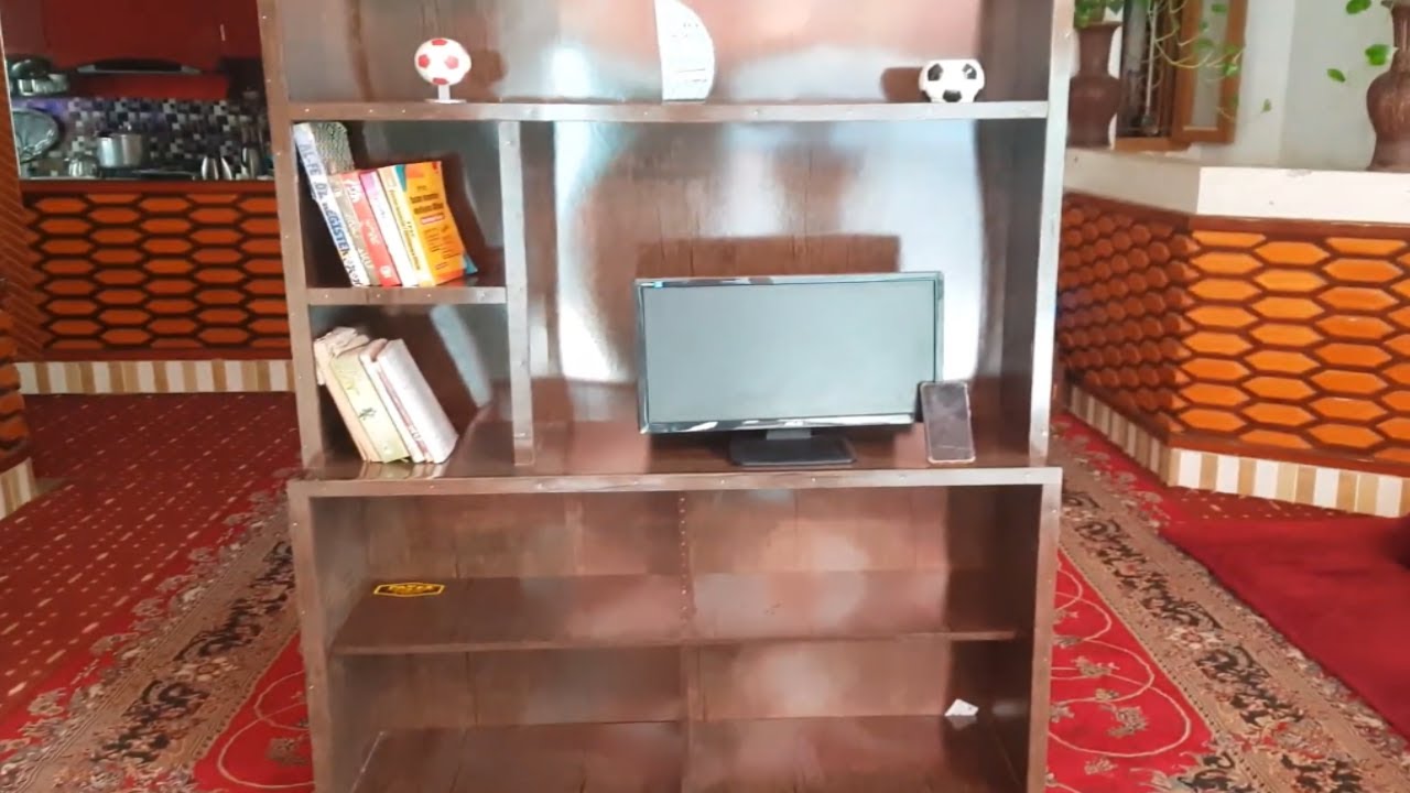 DIY Desk | How to Make a Desk for Computer and library | ART MAJOR ...