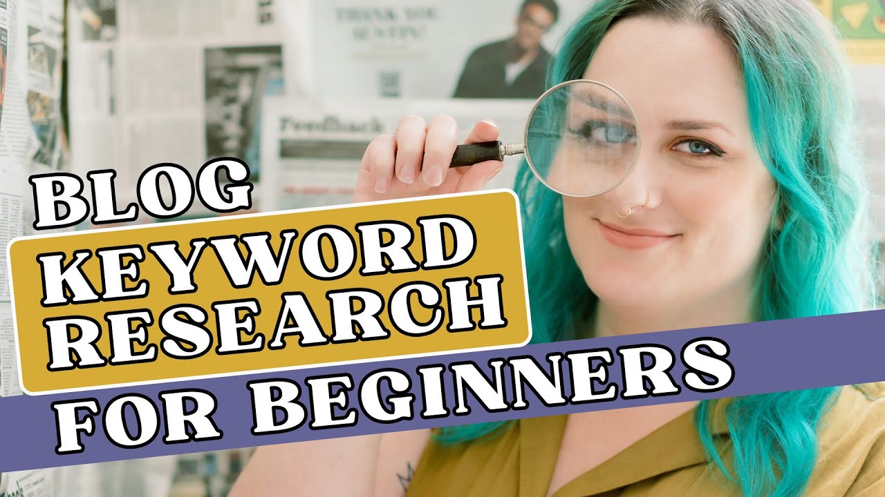 Basics of Blogging Keyword Research For Beginners - YouTube