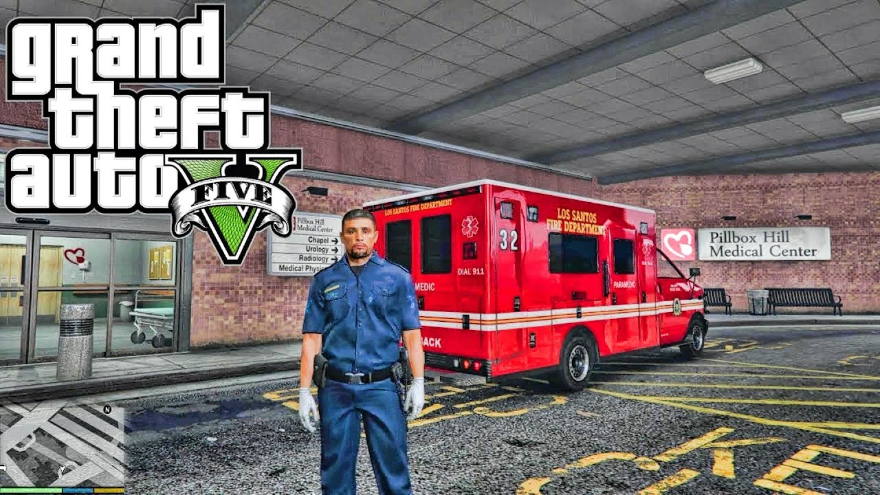 Playing GTA 5 as a Paramedic| GTA 5 Mod - YouTube