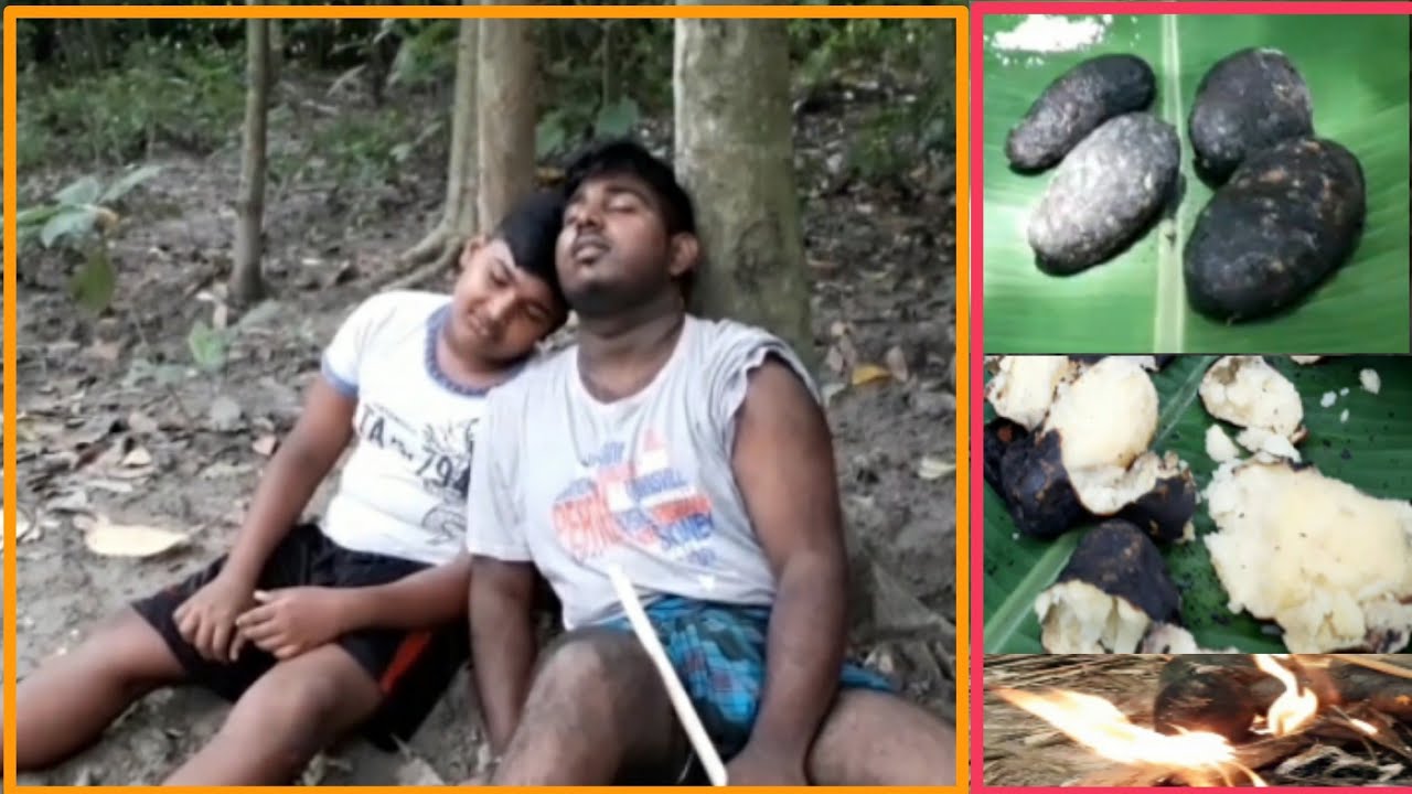 primitive survival: cooking | perfectly roasted potatoes very tasty ...