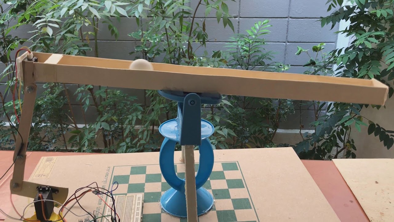 Ball Beam Balancing Tue9 - YouTube