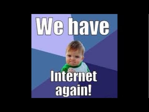 I finally got my Internet back 😎 - YouTube