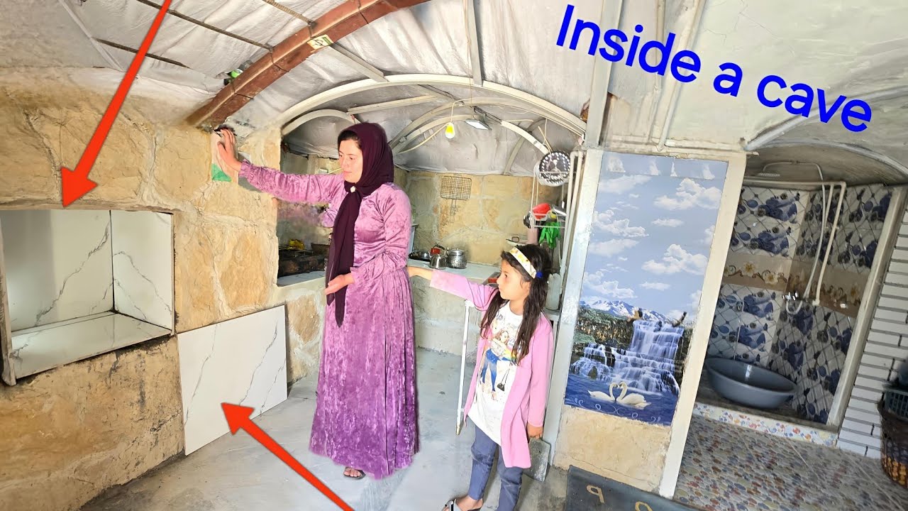 Installing ceramic in the magic cave niche: A nomadic lady's luxury ...