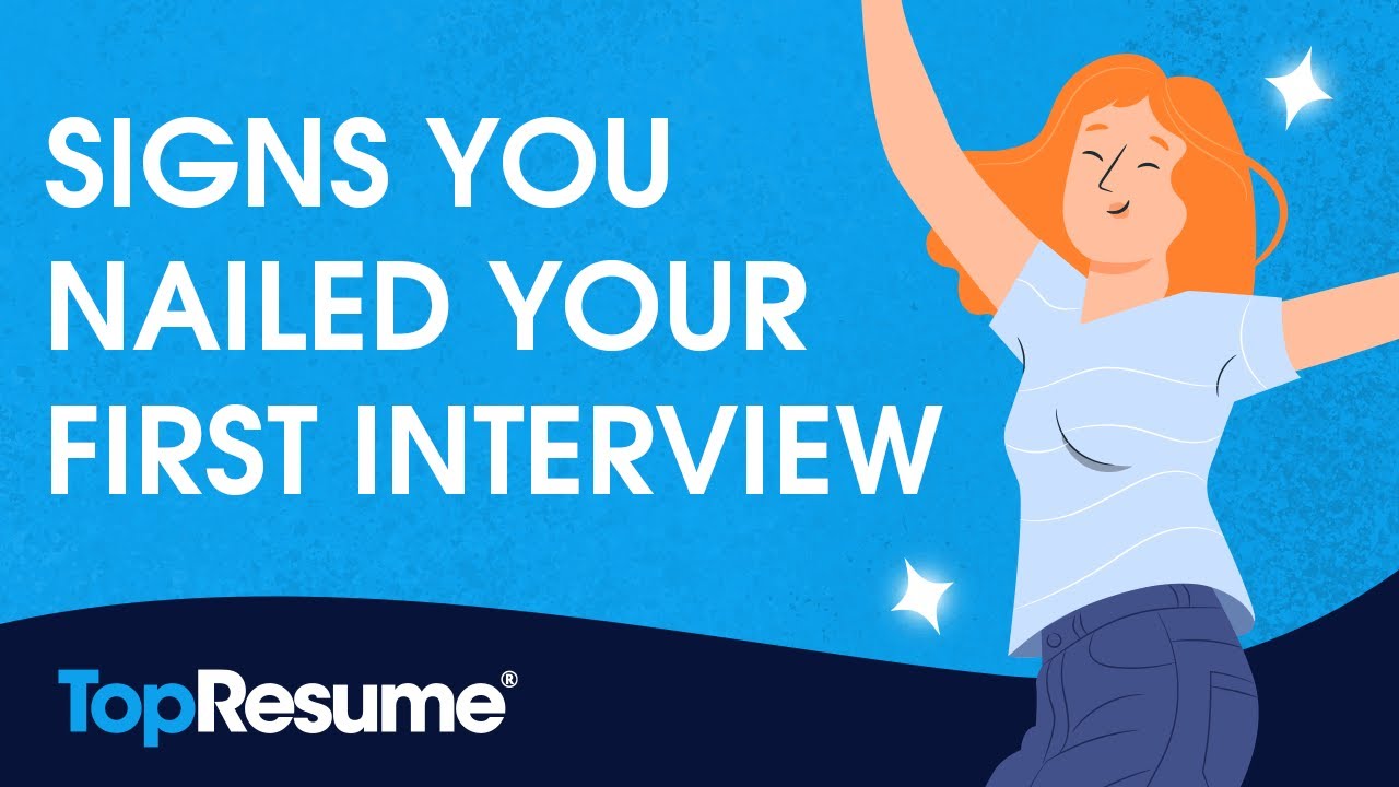 Signs You Nailed Your First Interview - YouTube