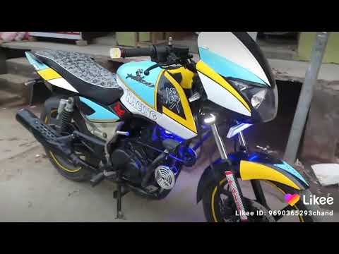Pulsar 180 modified - YouTube