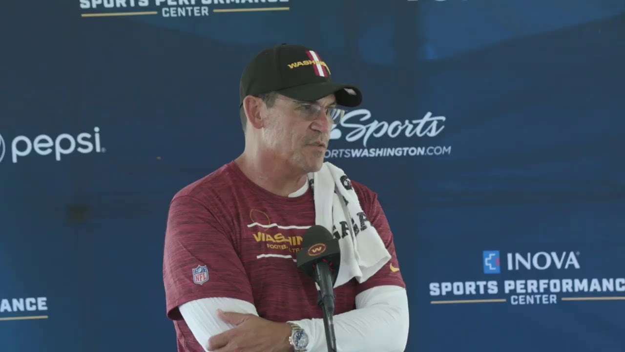 PRESS CONFERENCE: Head Coach Ron Rivera, Players Speak to the Media ...