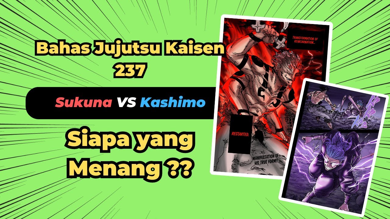 Sukuna vs Kashimo , Siapa yang akan Menang ?? Bahas Jujutsu Kaisen ...