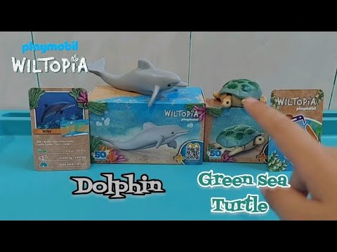 Happy Meal Toys Playmobil Wiltopia (Green Sea Turtle & Dolphin) June ...