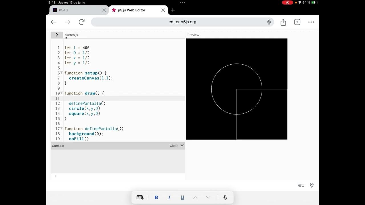Curso de P5.js 03x1: Nuestras Primeras Figuras 2D/3D - YouTube