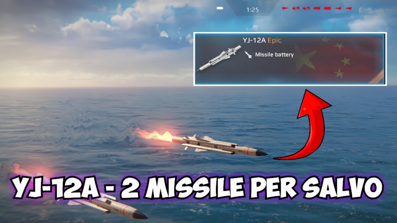 New YJ-12A Missile With 2 Launches in 1 Salvo | Modern Warships - YouTube