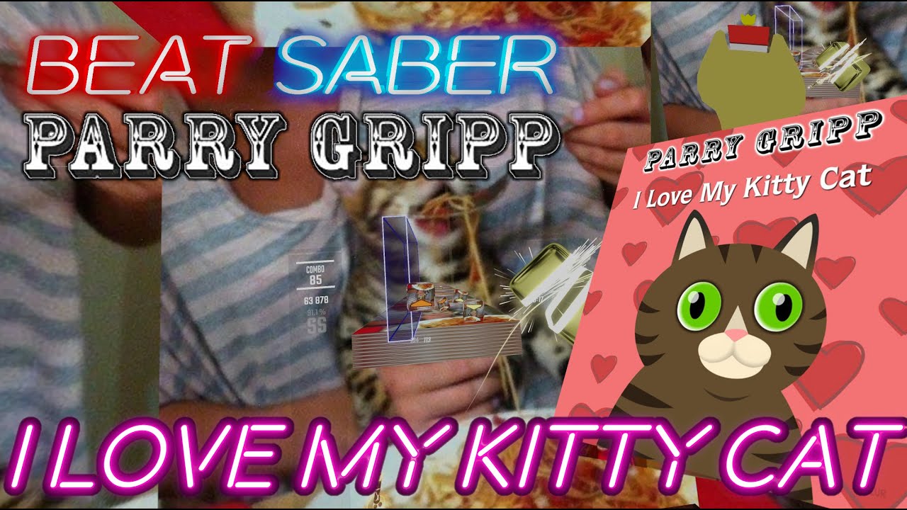 [Beat Saber] Parry Gripp - I Love My Kitty Cat (Full Combo) - YouTube Music