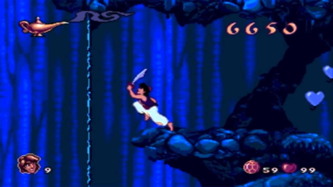 [Sega Genesis] - Aladdin - Level 5 - Cave of Wonders - YouTube