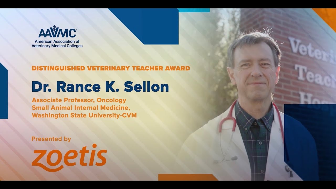 AAVMC Distinguished Teacher Award, presented by Zoetis - Dr. Rance ...