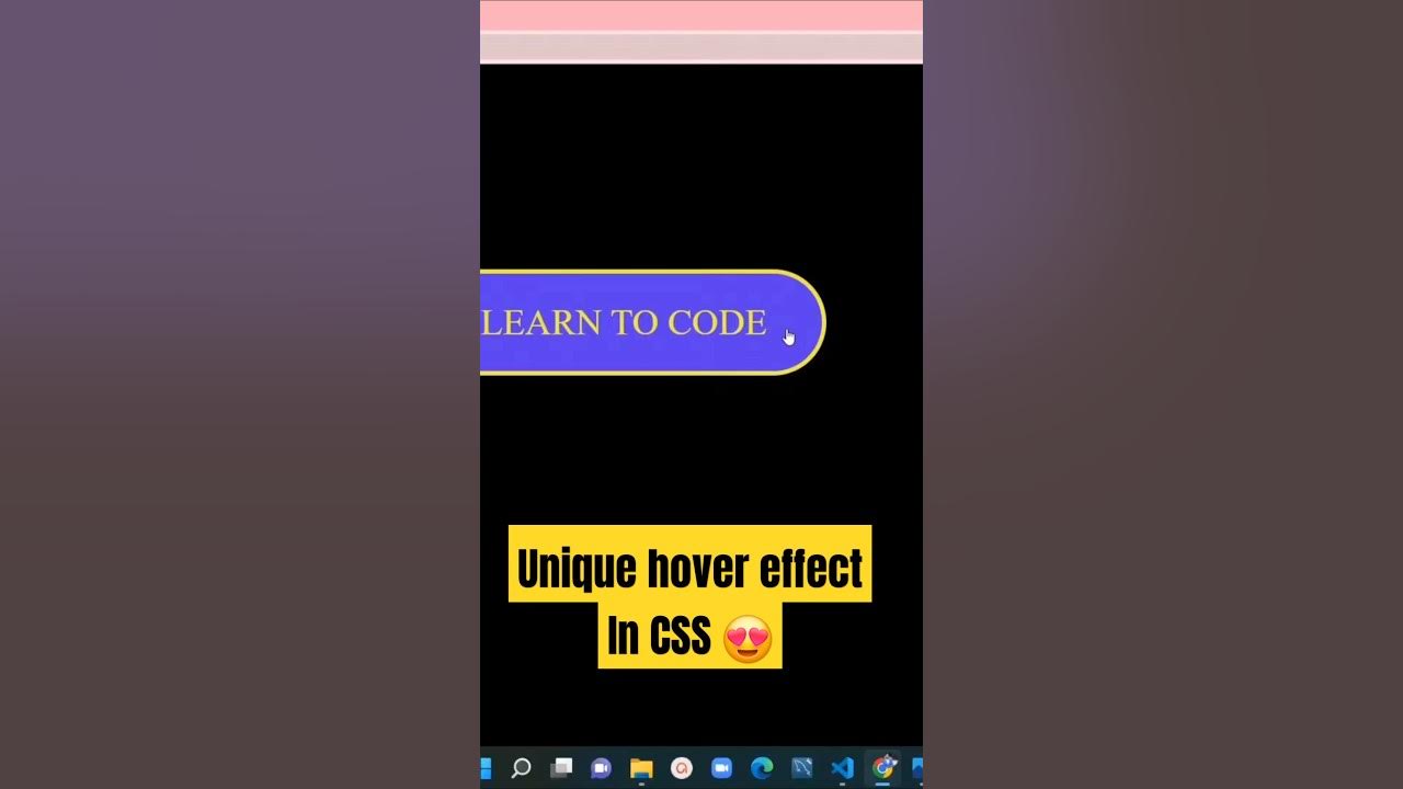 Animated Css Hover Effect Code Coding Webdevelopment Youtube