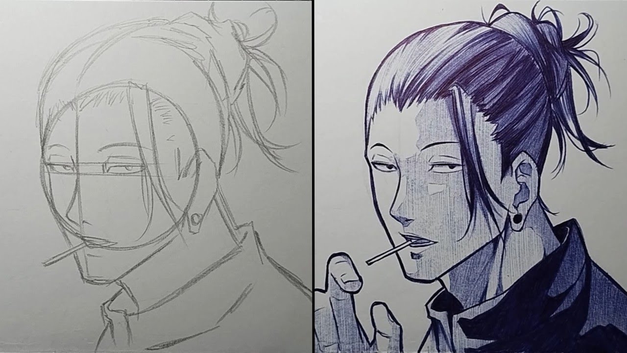 How To Draw Suguru Geto Step By Step - [Jujutsu Kaisen] - YouTube