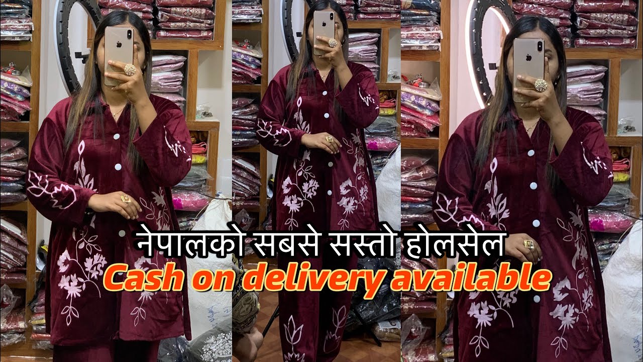 Nepal winter wholesale / velvet pashmina woolen set #wintercollection # ...
