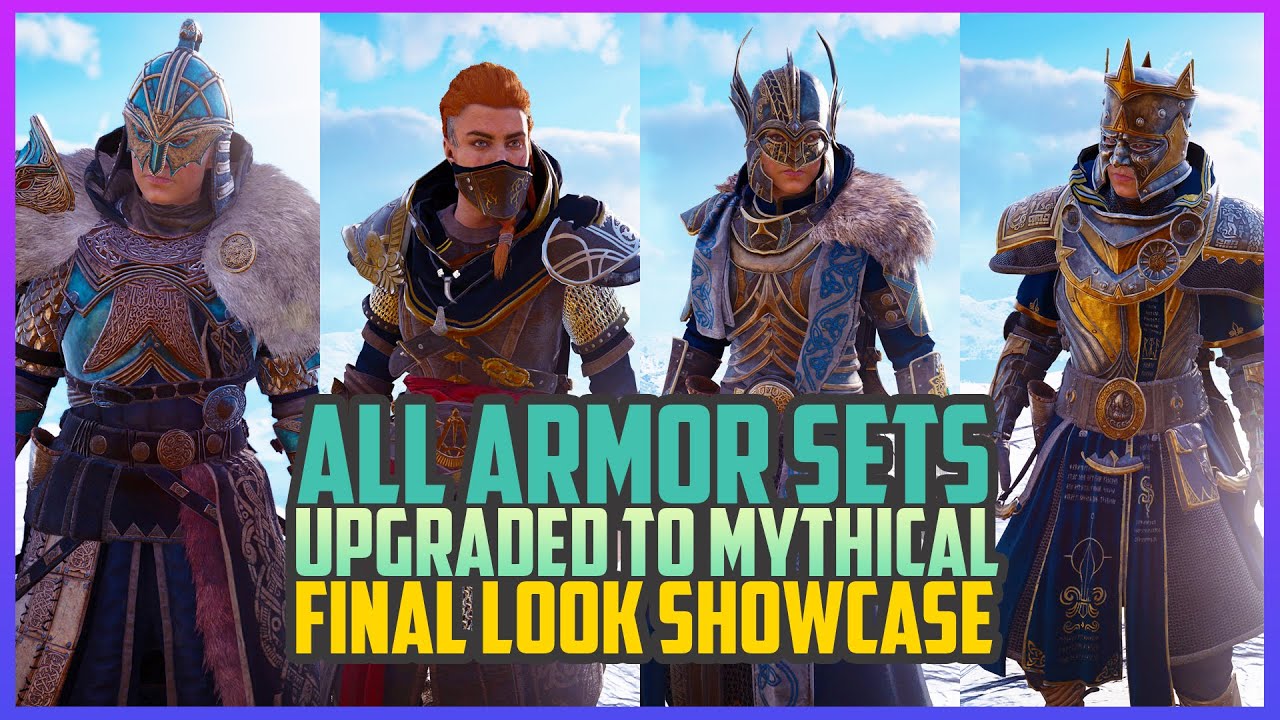 Assassins Creed Valhalla - All Armor Set in-game Showcase - YouTube