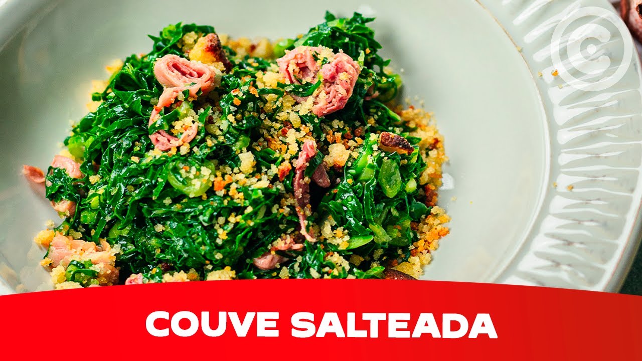 Couve Salteada com Presunto e Broa: Receita Imperdível - YouTube