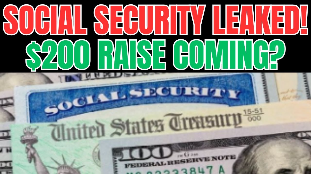 BREAKING: $200 Monthly Social Security Raise LEAKED—Here’s What You Need to Know! - YouTube