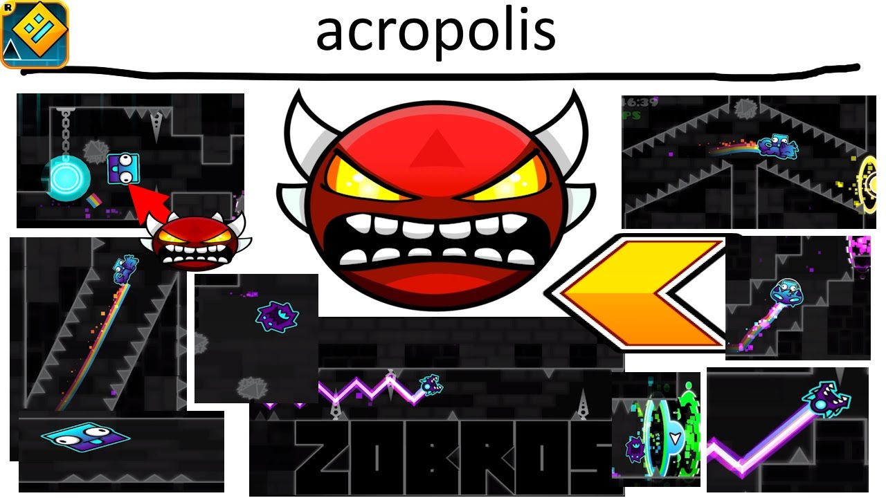 Geometry Dash - "Acropolis" by Zobros [Insane Demon] - YouTube
