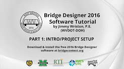 Bridge Designer 2016 Software Tutorial - YouTube