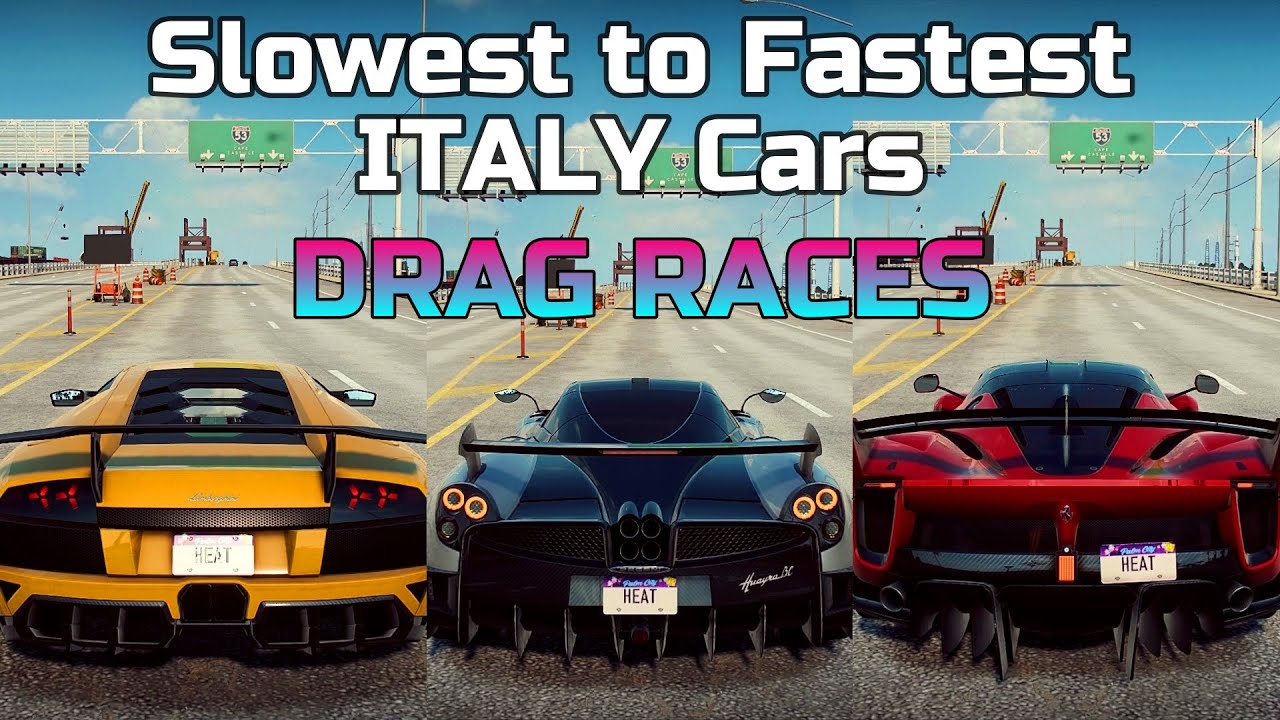 The TOP 3 Fastest ITALY CARS You Must Own in NFS Heat - Drag Race - YouTube
