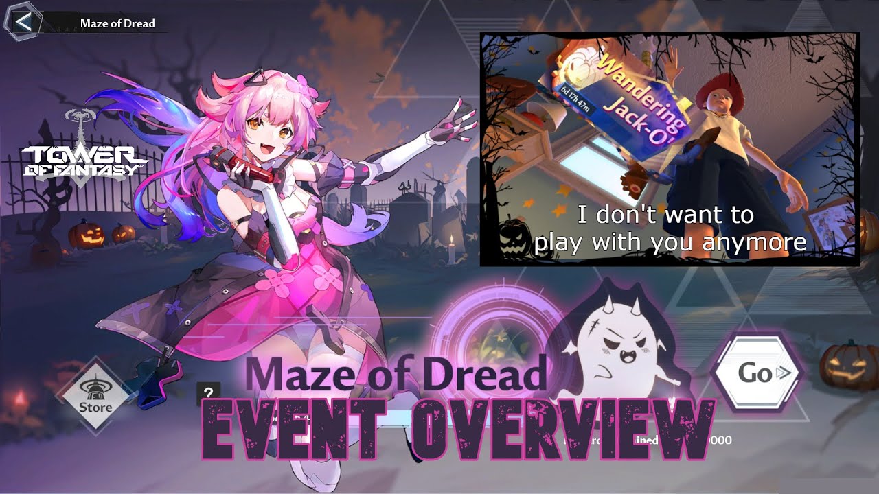 New event: Maze of Dread Overview | Goodbye Time gated parade? - Tower ...