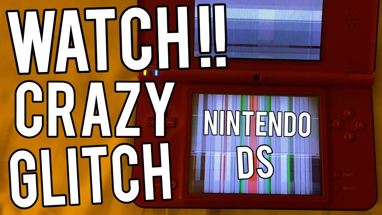2020 Nintendo DS Crazy Glitch. Dead touchscreen. This is the END! - YouTube