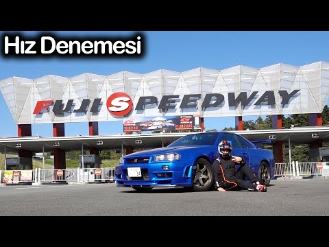 R34 GTR Pistte - Yüksek Hız Denemesi  | Fuji Speedway | Japonic