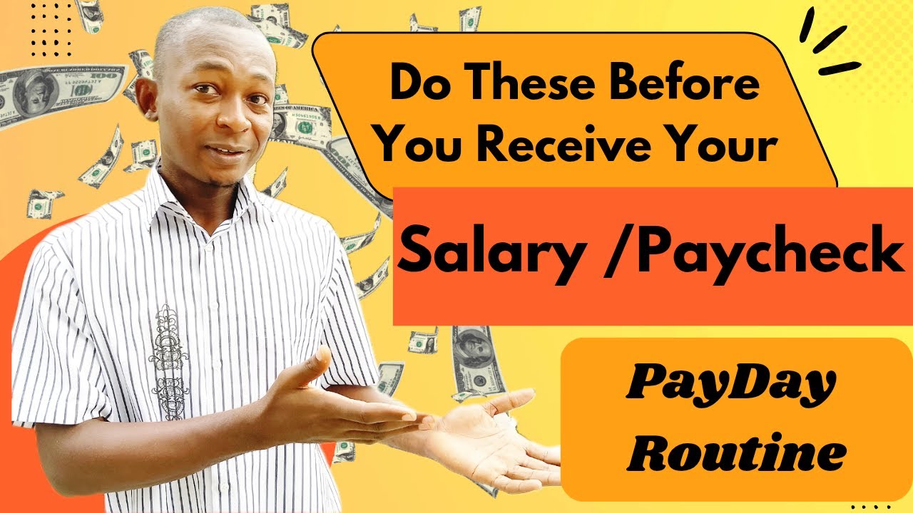 Do this every time you get paid (simple paycheck routine after 30 days ...