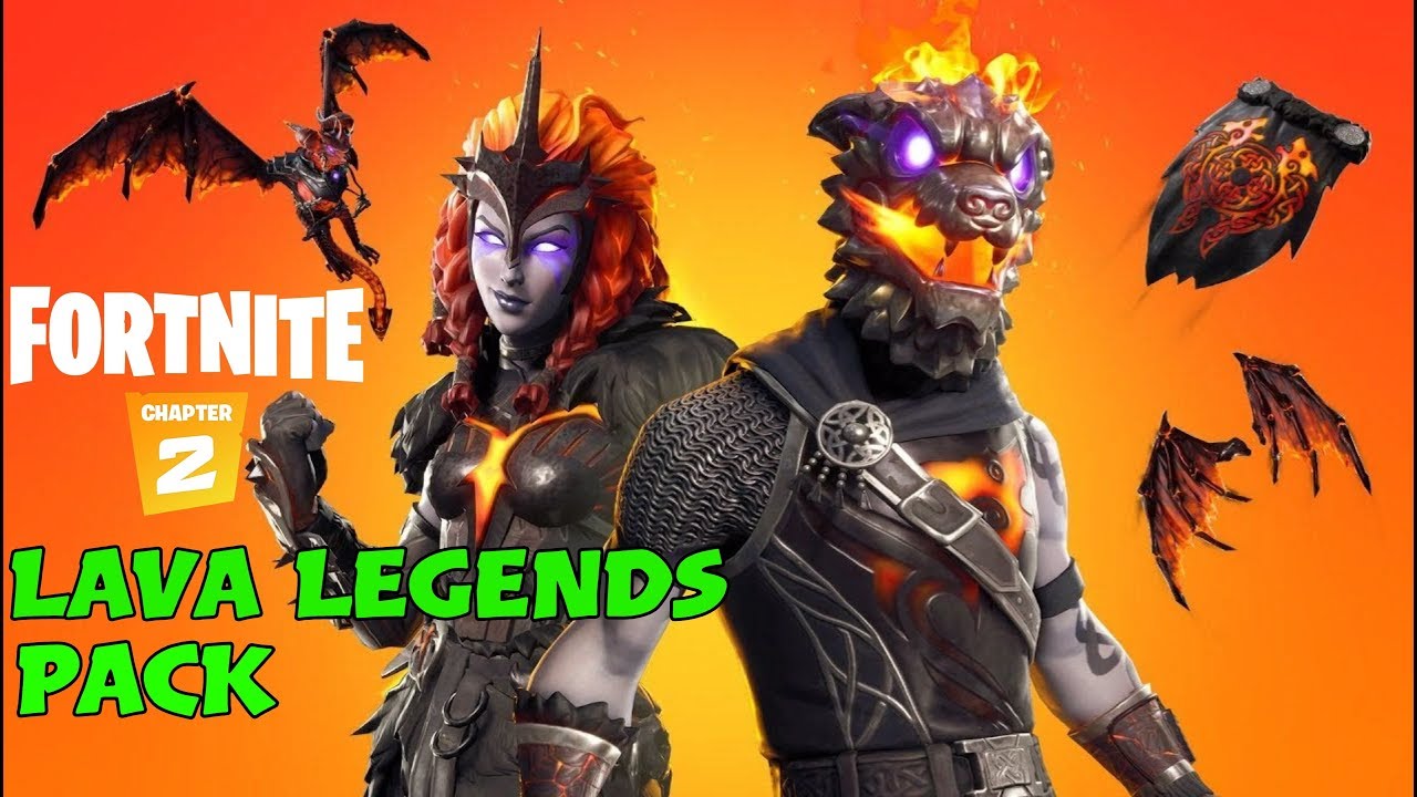 Buying the Lava Legends Pack Fortnite (2020) - YouTube