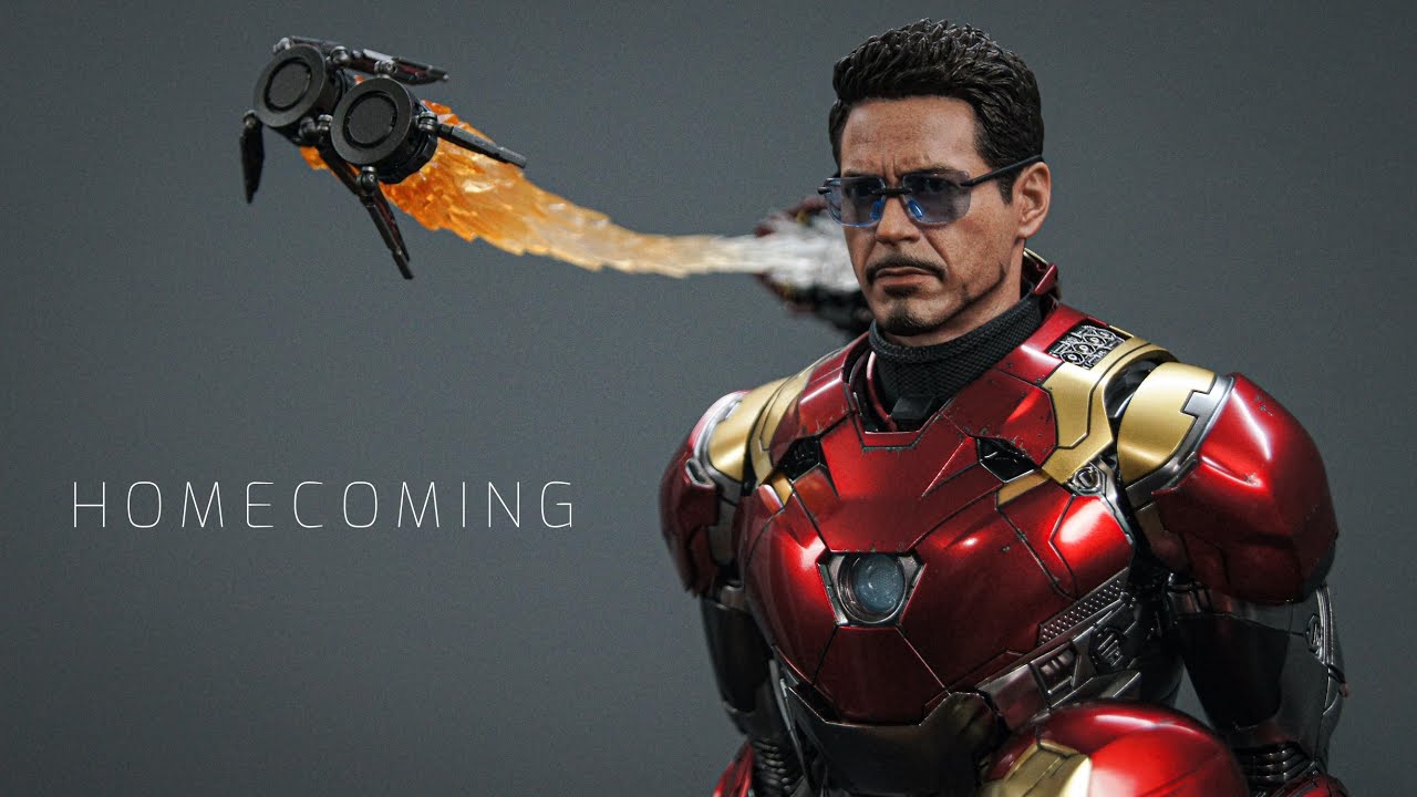 Hot Toys Iron Man Mark 47 Diecast 1/6 Scale Movie Masterpiece 4K Figure ...