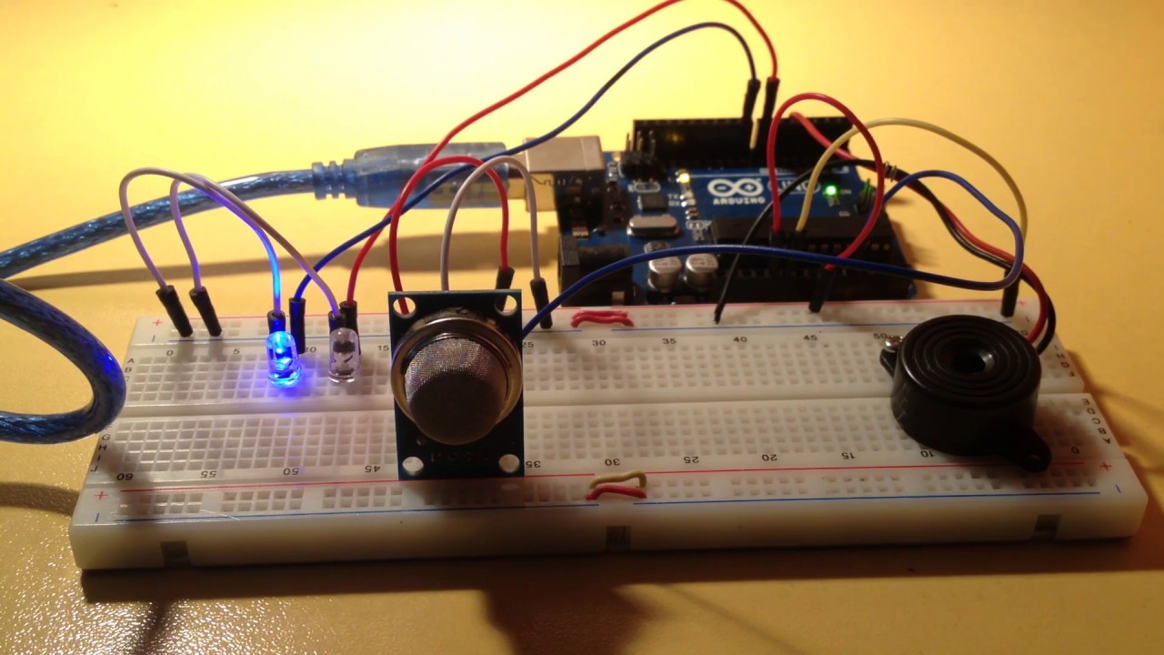 Arduino İle Mq-2 Gaz Sensörü Kullanımı - YouTube