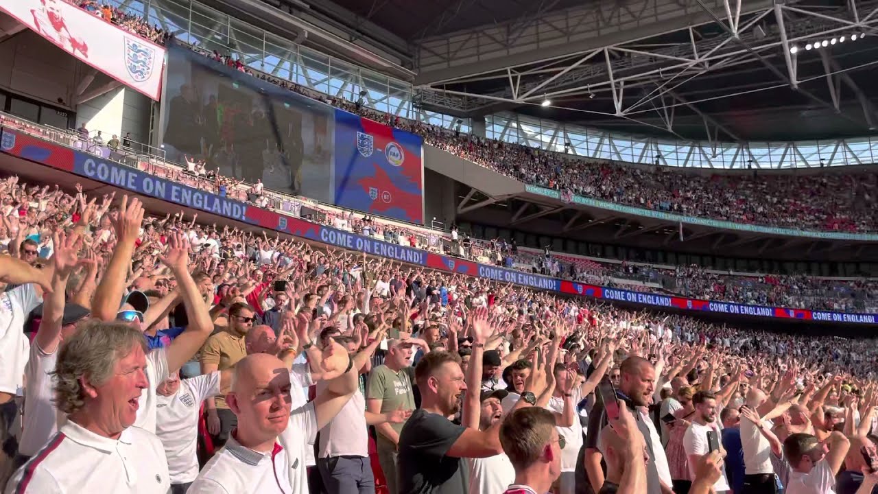 England fans singing Sweet Caroline before Andorra game 5/09/21 - YouTube