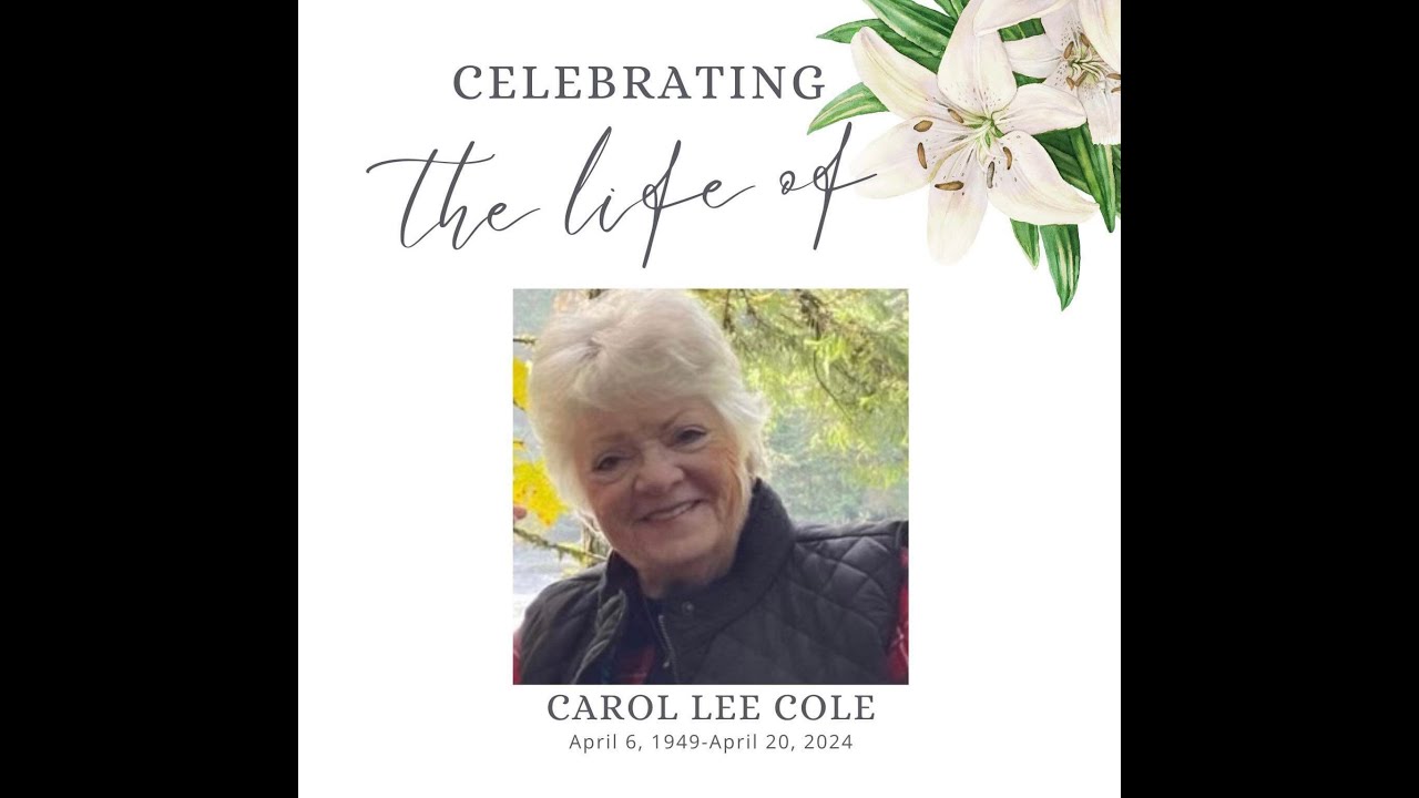 Carol Cole Memorial Slideshow - YouTube