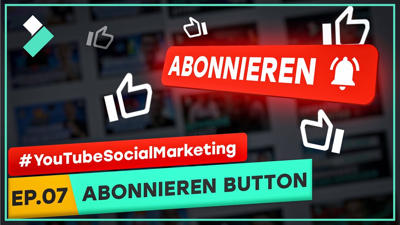 Wie erstelle ich Abonnieren und Like Button | YouTube Social Marketing ...