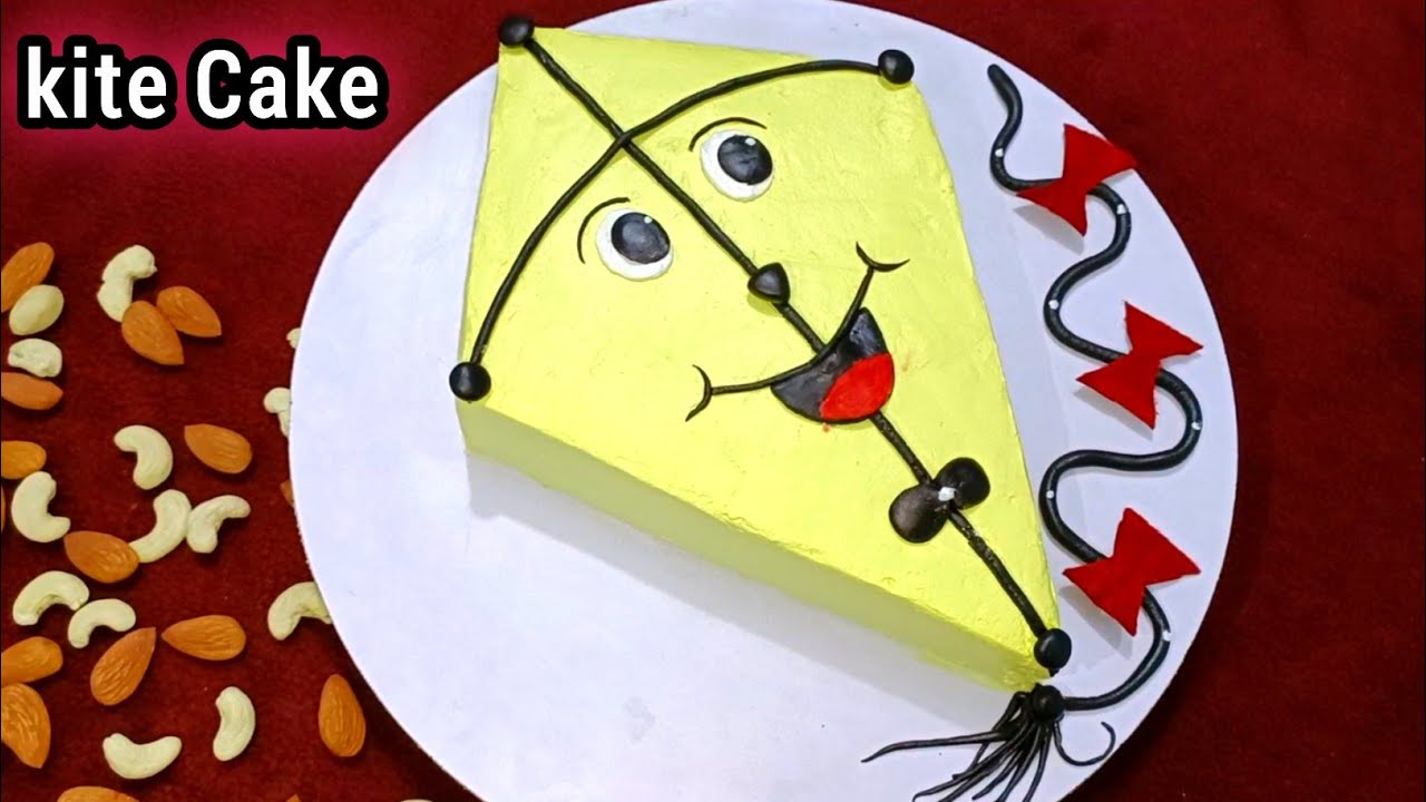 makarsankranti cake |kite flying |lohari new recipe |theme kite cake ...